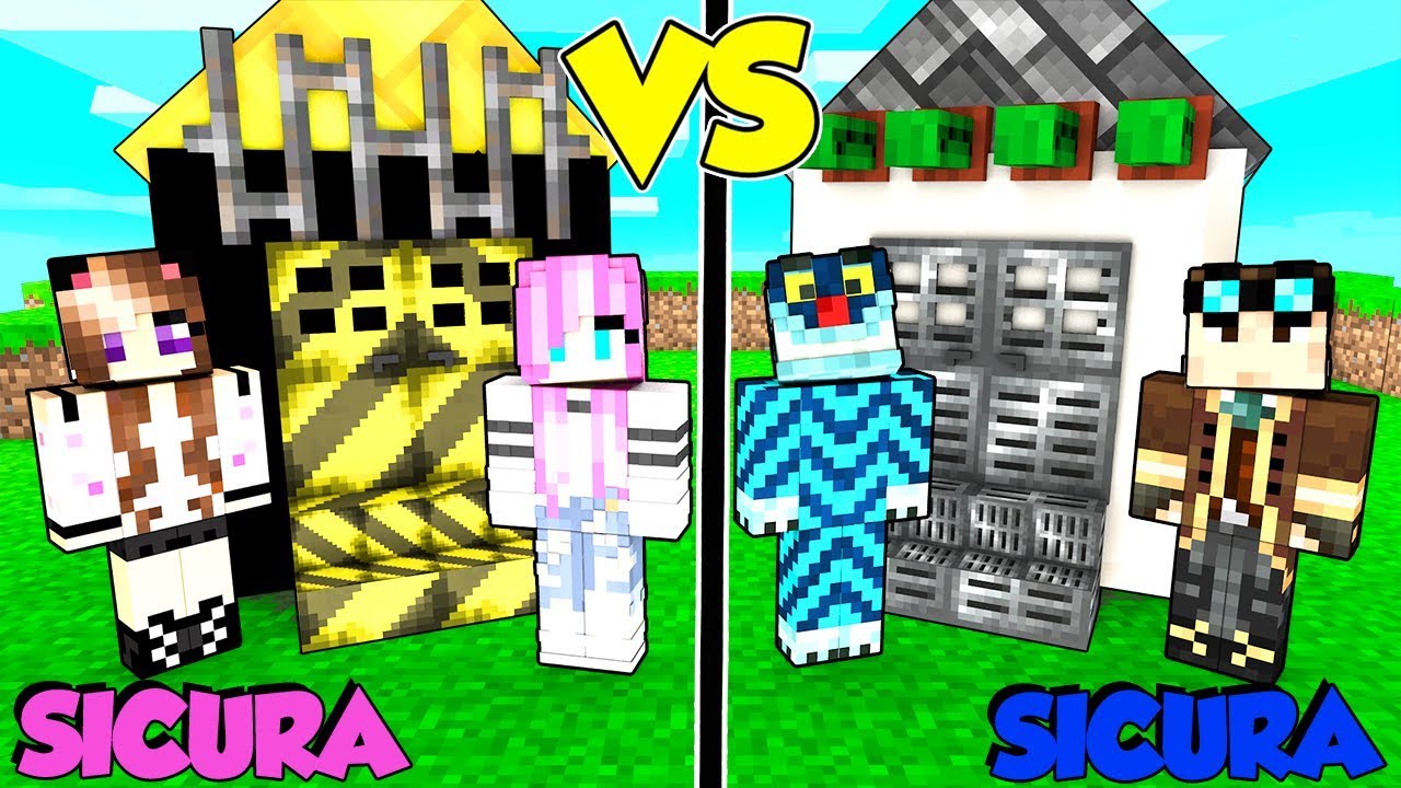 CASA SICURA DI LYON E ALEX CONTRO ANNA E FAIRY SU MINECRAFT!! - YouTube