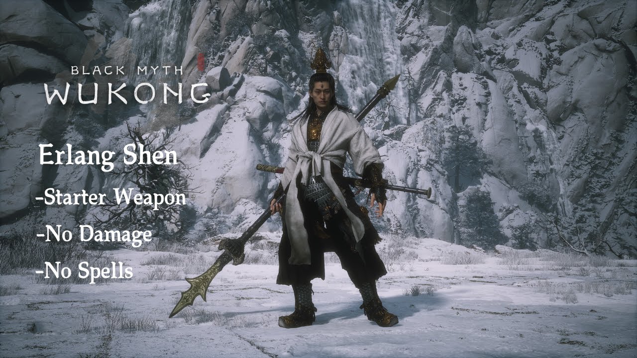 Black Myth Wukong - Erlang the Sacred Divinity - Starter Weapon - No ...