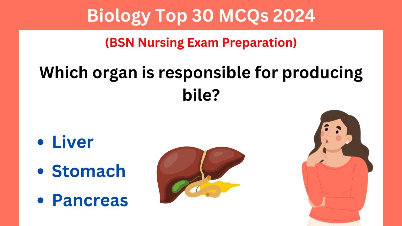 Comprehensive Biology MCQs for BSN Test 2024 || Lesson 13 #BSNTestPrep ...