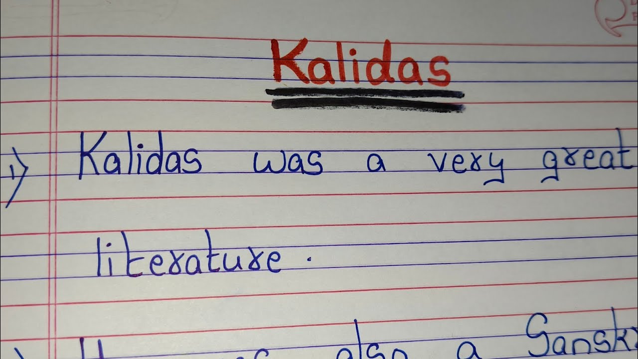 10 lines on Kalidas// Essay on Kalidas in english// about Kalidas - YouTube