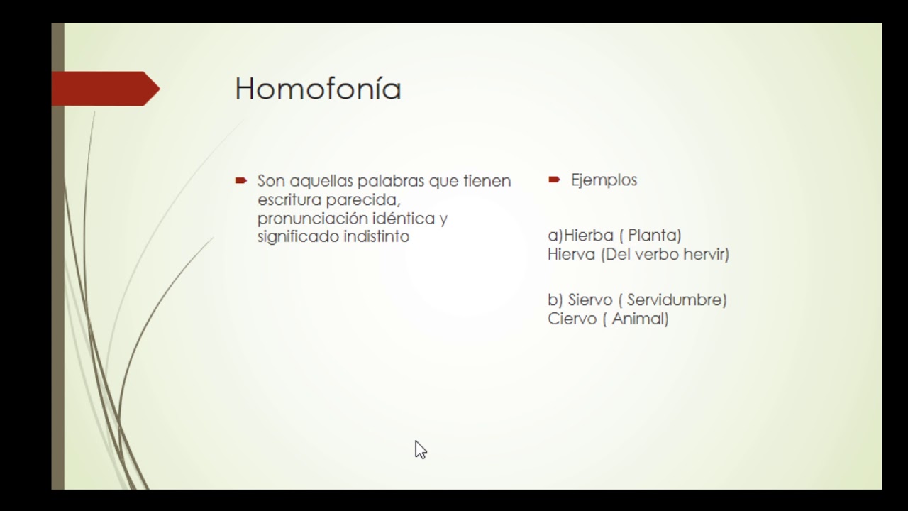Relaciones semánticas. Homofonía, homografía, paronimia. - YouTube