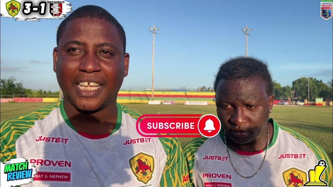 "IT IS GOD'S TIMING!!"- COACH ALEX THOMAS & BYLGIN | HUMBLE LIONS FC 3-1 ARNETT GARDENS FC - YouTube