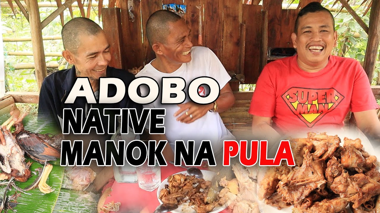 NATIVE CHICKEN ADOBO | ADOBONG MANOK NA PULA - YouTube