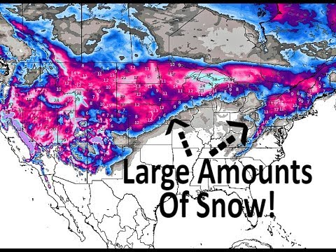 Big Snows Are On Their Way- Heavy Snowfall - YouTube