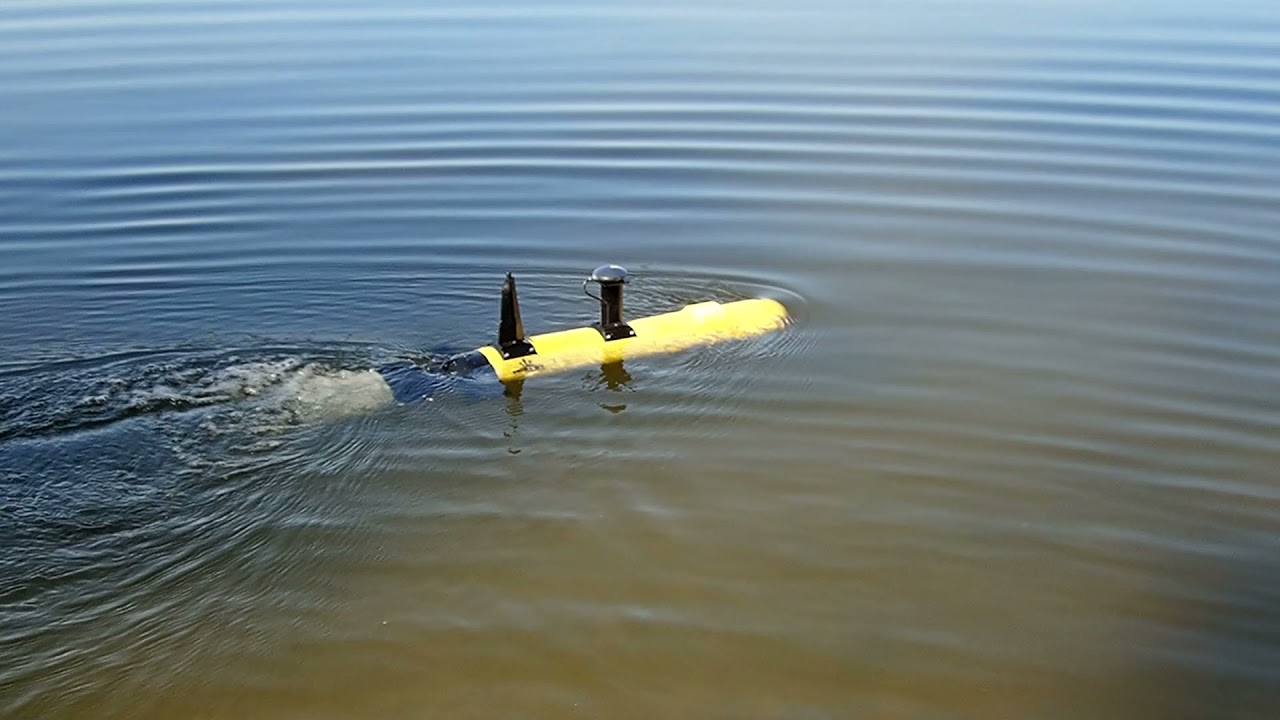 Trident AUV -- 1st Water Trial - YouTube