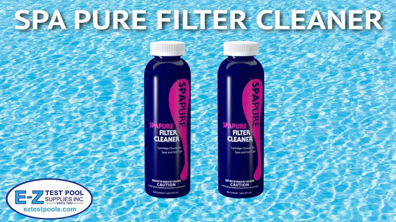 Spa Pure Filter Cleaner - YouTube