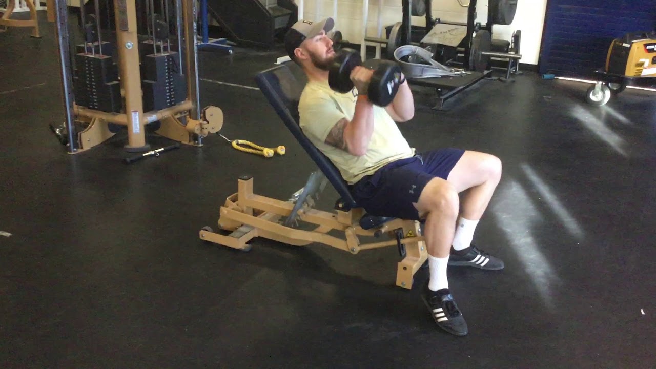 SA DB Incline Bench Press - YouTube