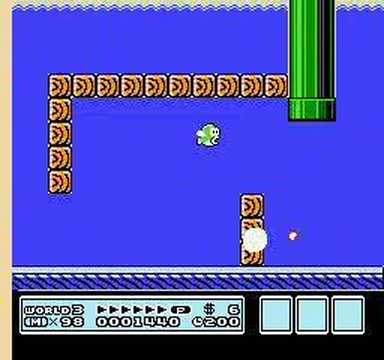 SMB3 glitch pipe - YouTube