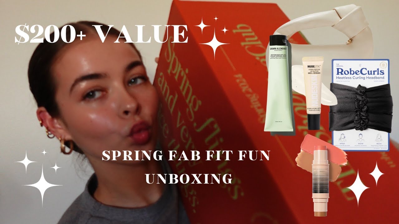 UNBOXING: Spring Fab Fit Fun Box - YouTube