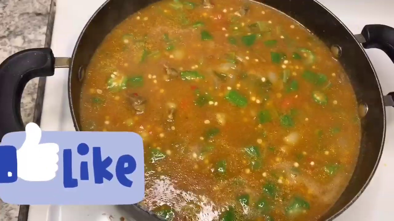Cook With Me 🍲Okra Soupe 🍜 ( dongo dongo Na Tamba) - YouTube