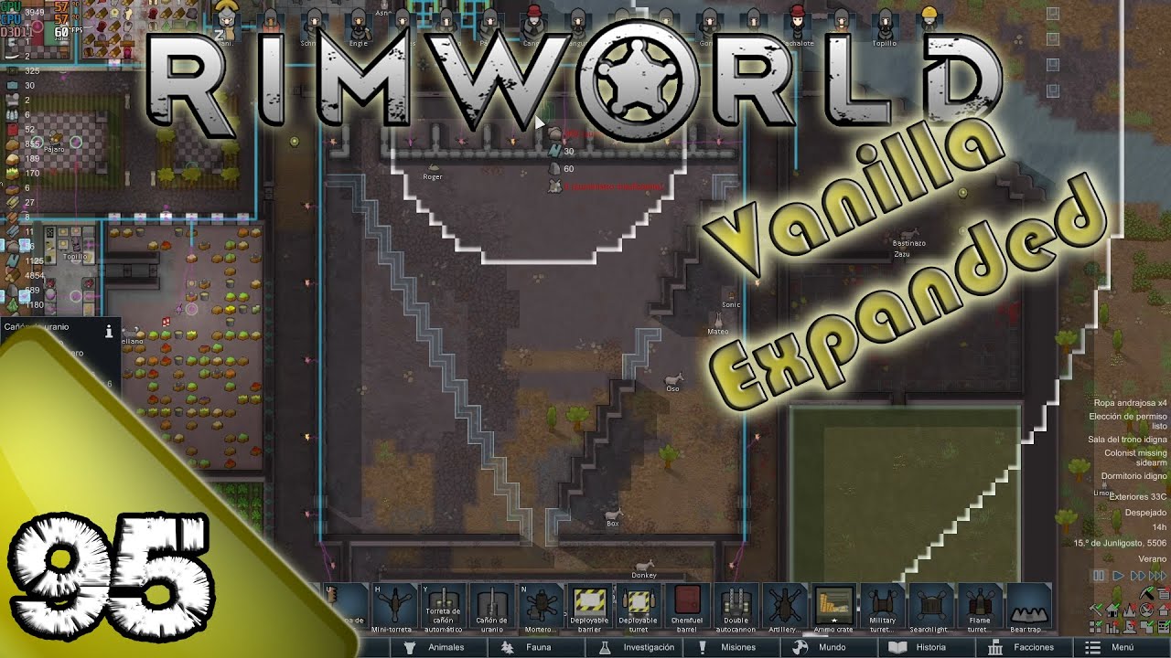 RIMWORLD VANILLA EXPANDED EN ESPAÑOL | 95 - Cañon de Uranio - YouTube