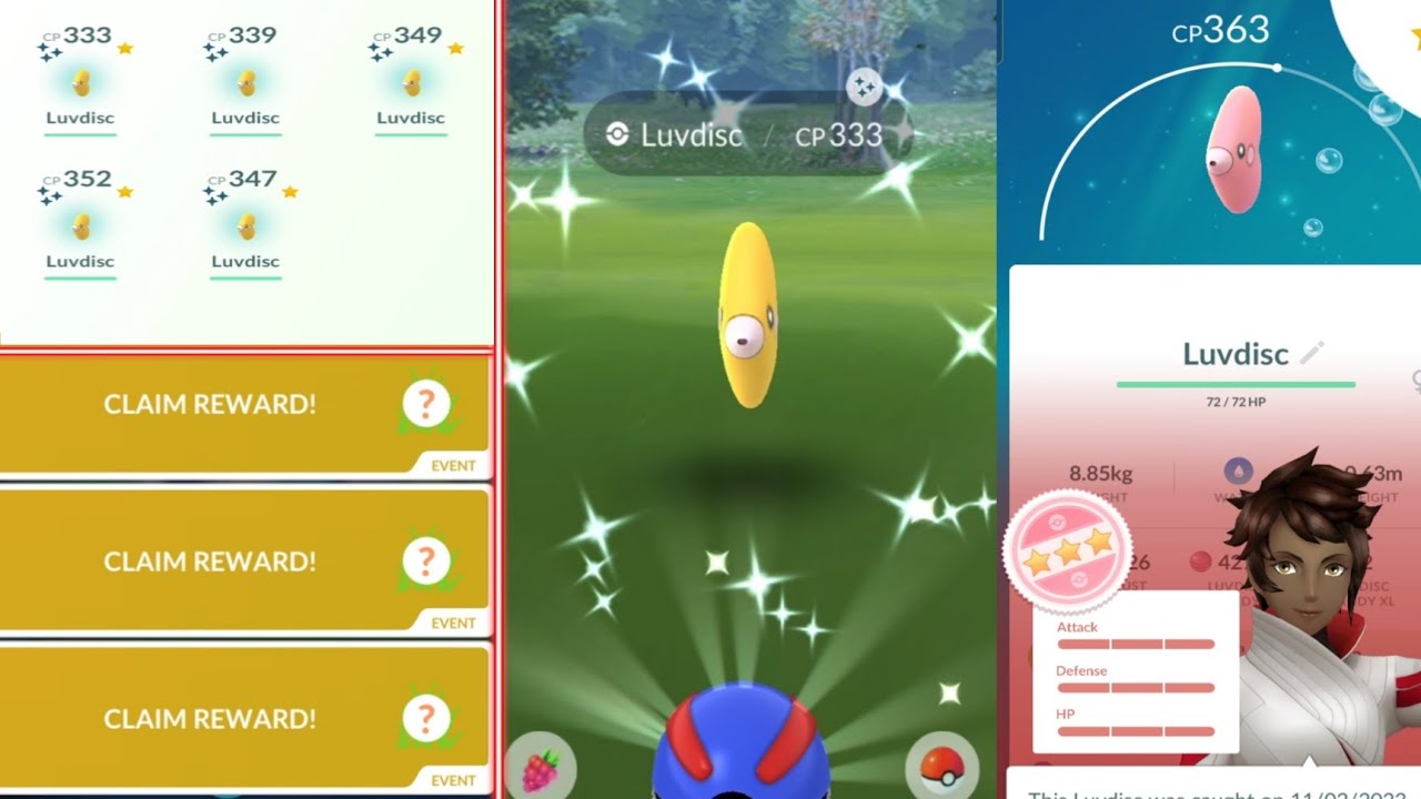 Luvdisc Limited Research Event In Pokemon Go | Pokemon Go Luvdisc ...