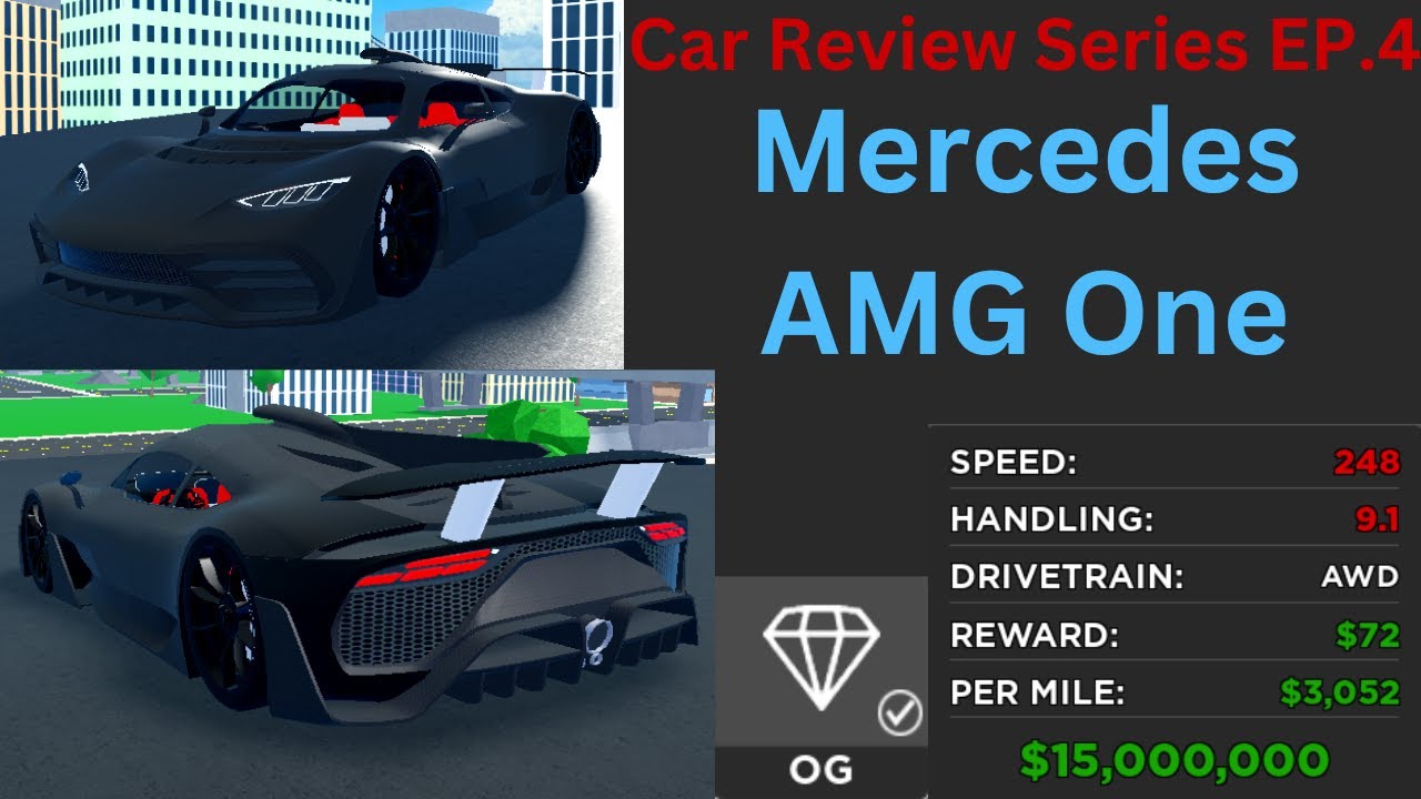 The AMG One | Car Review Series EP.4 - Roblox Car Dealership Tycoon ...
