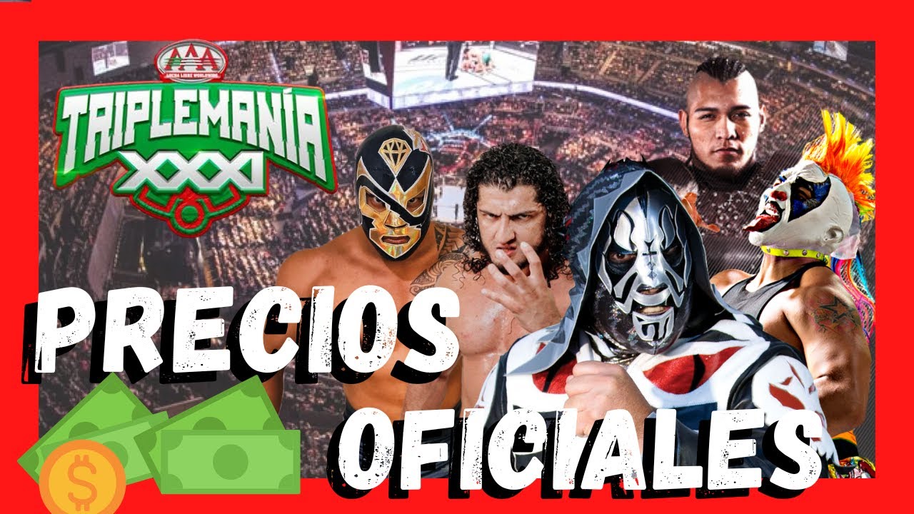🎟TRIPLEMANIA 31 BOLETOS 2023 🤔PRECIOS OFICIALES - YouTube