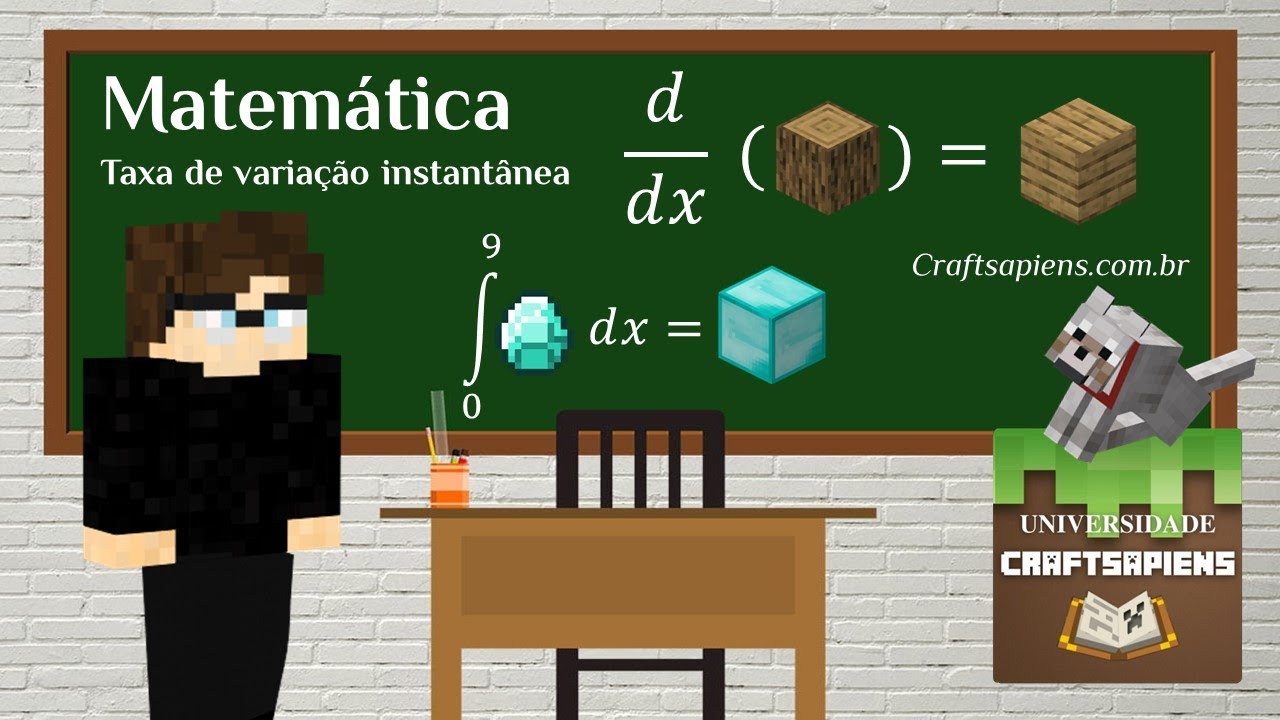 Aula de Matemática no Minecraft - Derivada [Craftsapiens] - YouTube