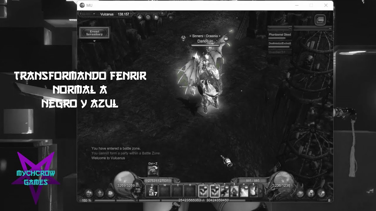Guia para evolucionar Fenrir / MU ONLINE/ WEBZEN/ Evolve Fenrir Red To ...