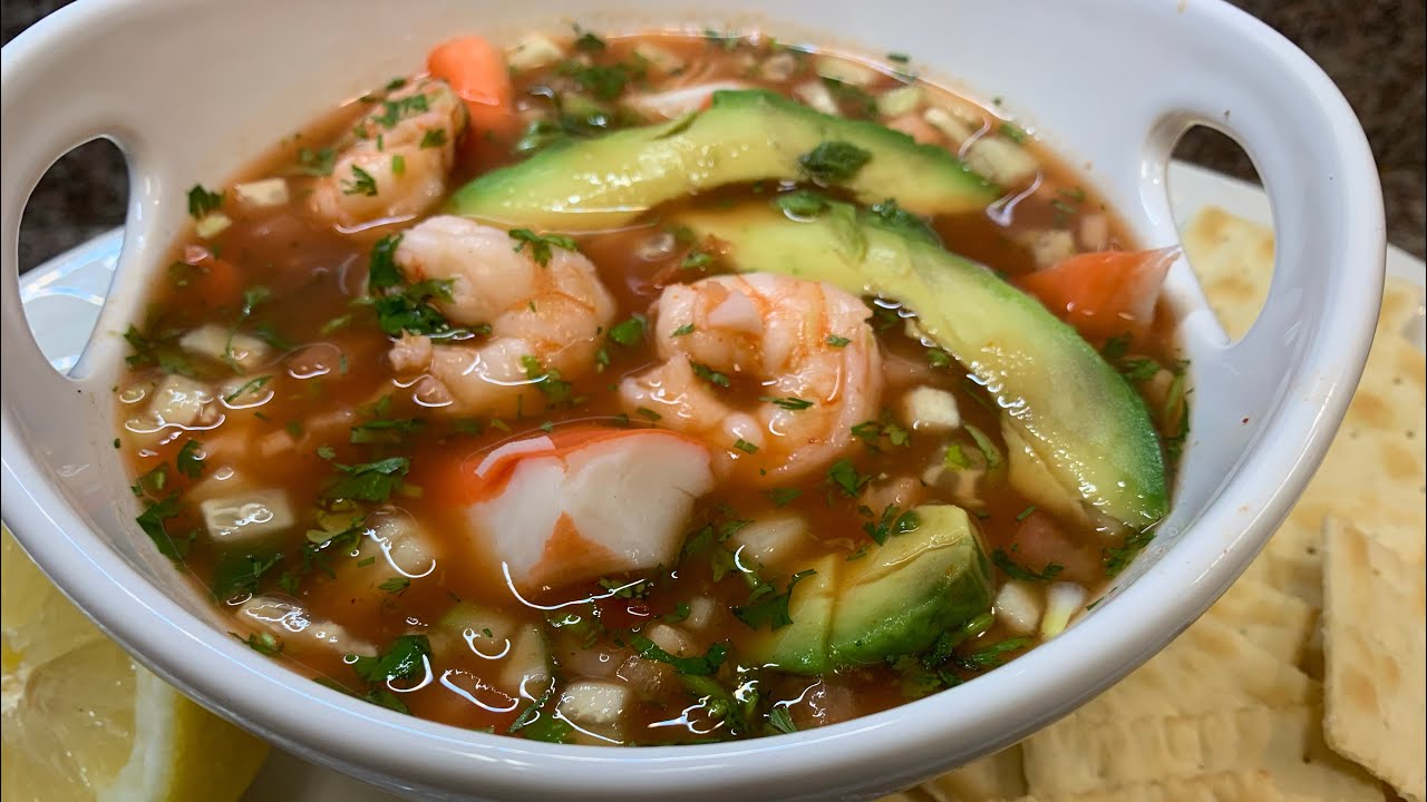 COCTEL MIXTO DE MARISCOS DELICIOSO.. 👌 - YouTube