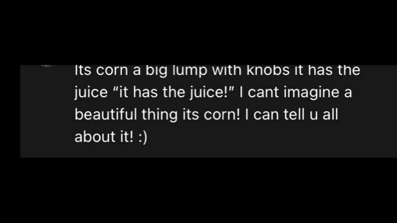I Really Like Corn Its Corn But My Text YouTube i-really-like-corn-its-corn-but-my-text-youtube