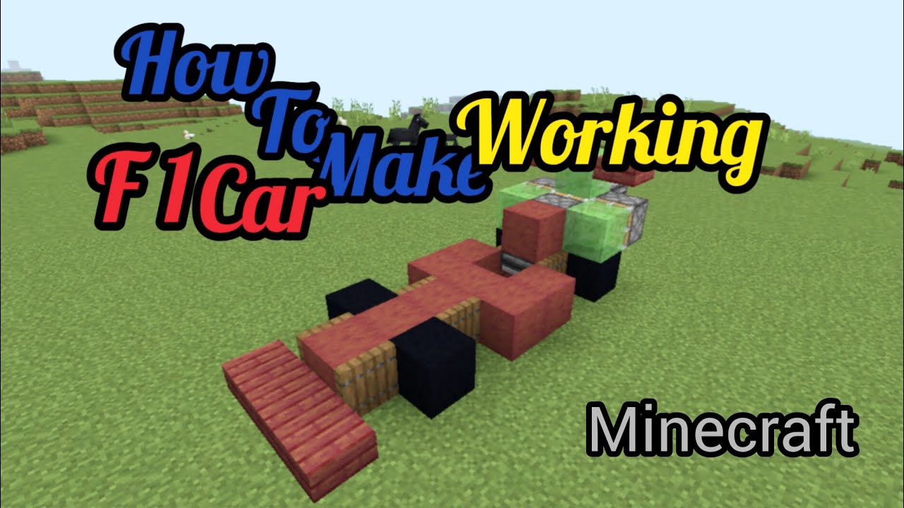 Minecraft make a working formula 1 car || #videosd - YouTube