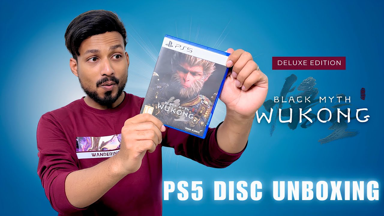 PS5 Black Myth Wukong Physical Disc Unboxing in India - YouTube