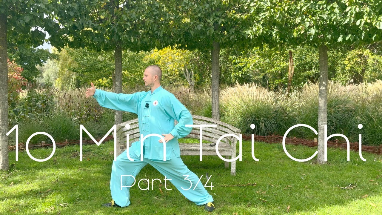 10 min (15min) Tai Chi part 3/4 Tai Chi Ba Shi | Yang Style Tai Chi ...