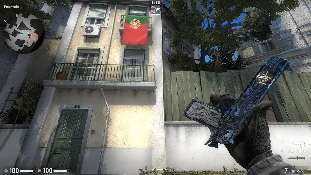 CSGO Desert Eagle Blue Ply Field Tested - YouTube