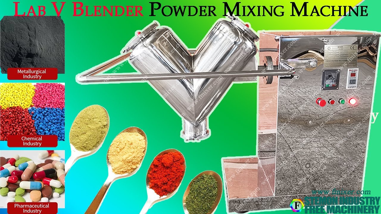 Lab V Mixer┃Laboratory scale blender machine for pharmacy foodstuff use ...