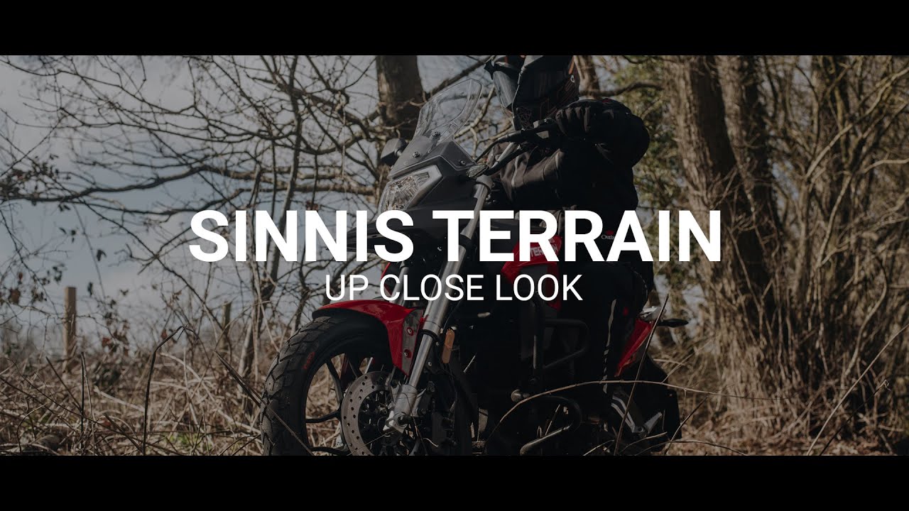 Sinnis Terrain 125cc Adventure Motorcycle - Up Close Look - YouTube
