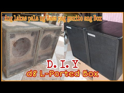 Paano Gumawa ng d8 L-Ported Box | How to make d8 L Ported Box - YouTube
