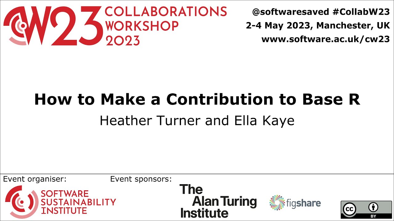 How to Make a Contribution to Base R - CW23 Demo - YouTube