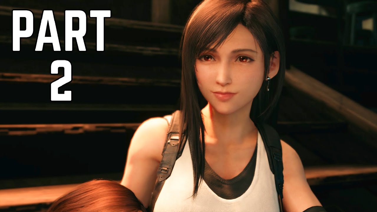 FINAL FANTASY 7 REMAKE Walkthrough Gameplay PART 2 - TIFA - YouTube