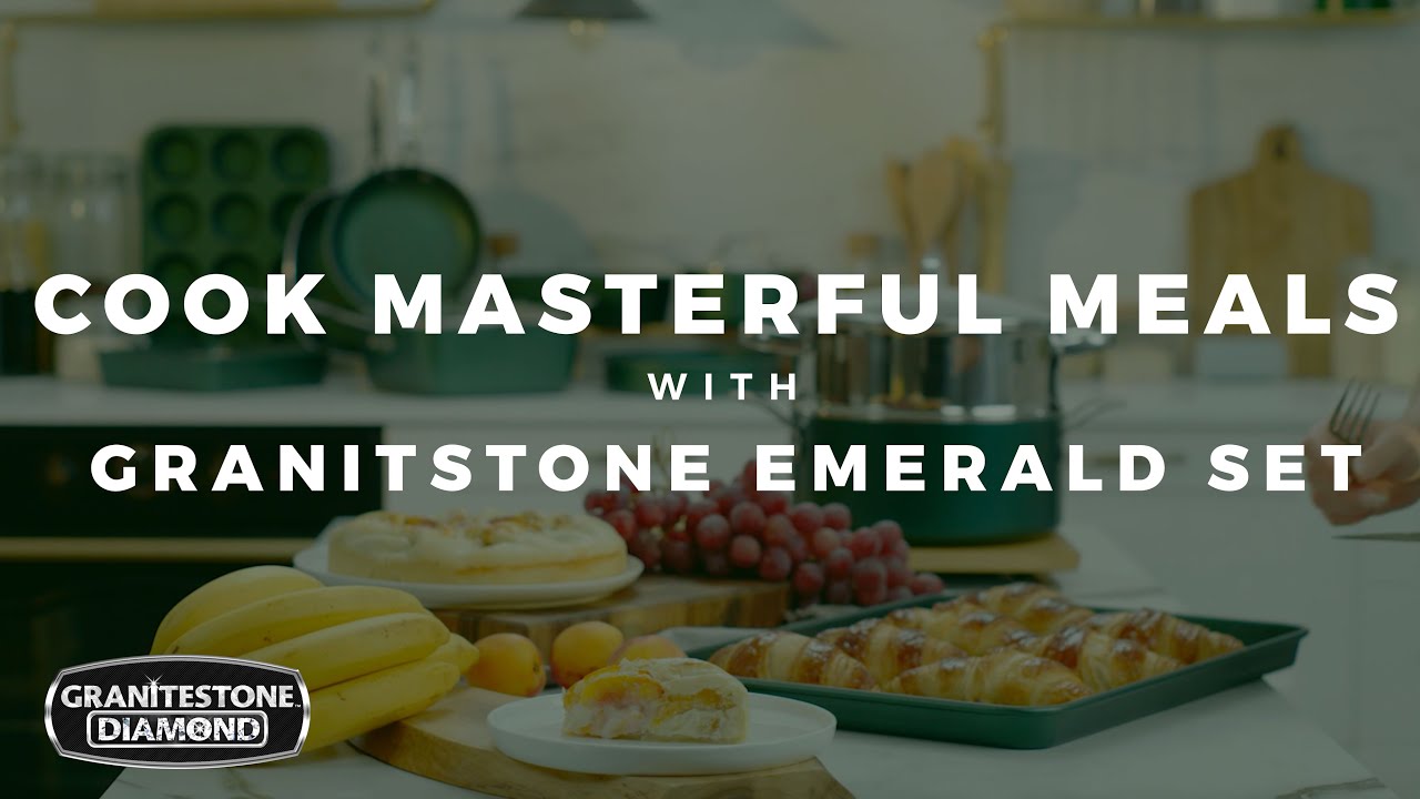 Cook Masterful Meals Like A Top Chef With The Granitestone Emerald Set ...