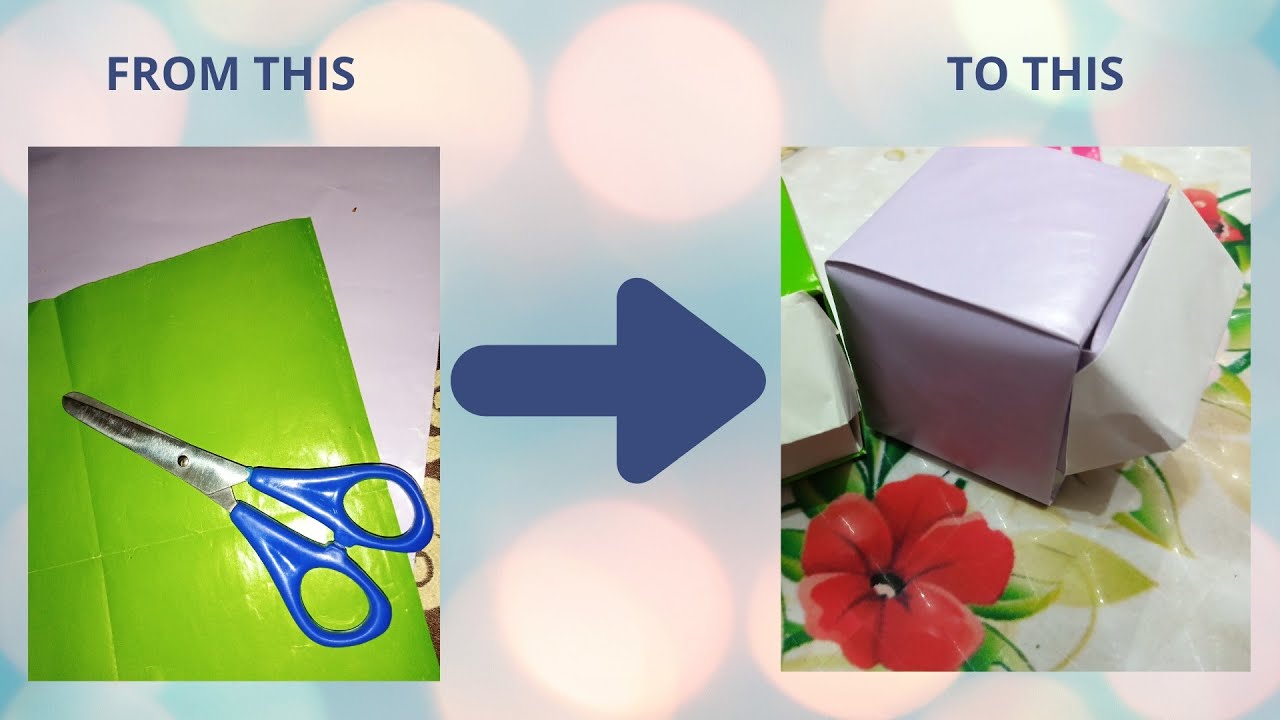 DIY paper organizer |Origami paper drawer | very easy to make | paper ...