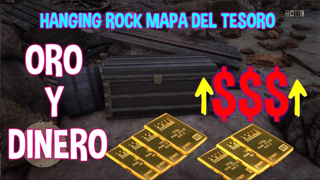HANGING ROCK MAPA DEL TESORO RED DEAD ONLINE TREASURE MAP HANGING ROCK ...
