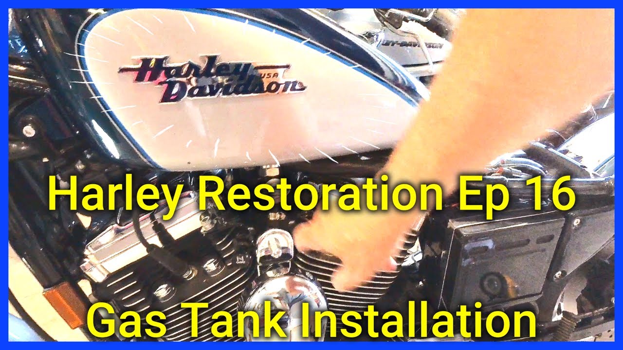 Harley Restoration Ep 16 | Sportster Gas Tank Install - YouTube