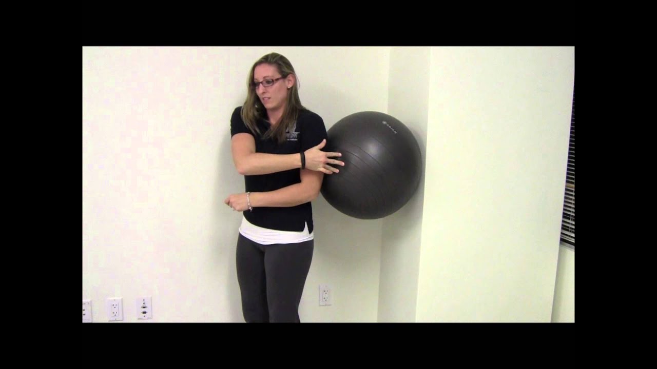 Shoulder Extensor Strengthening - Isometrics - YouTube