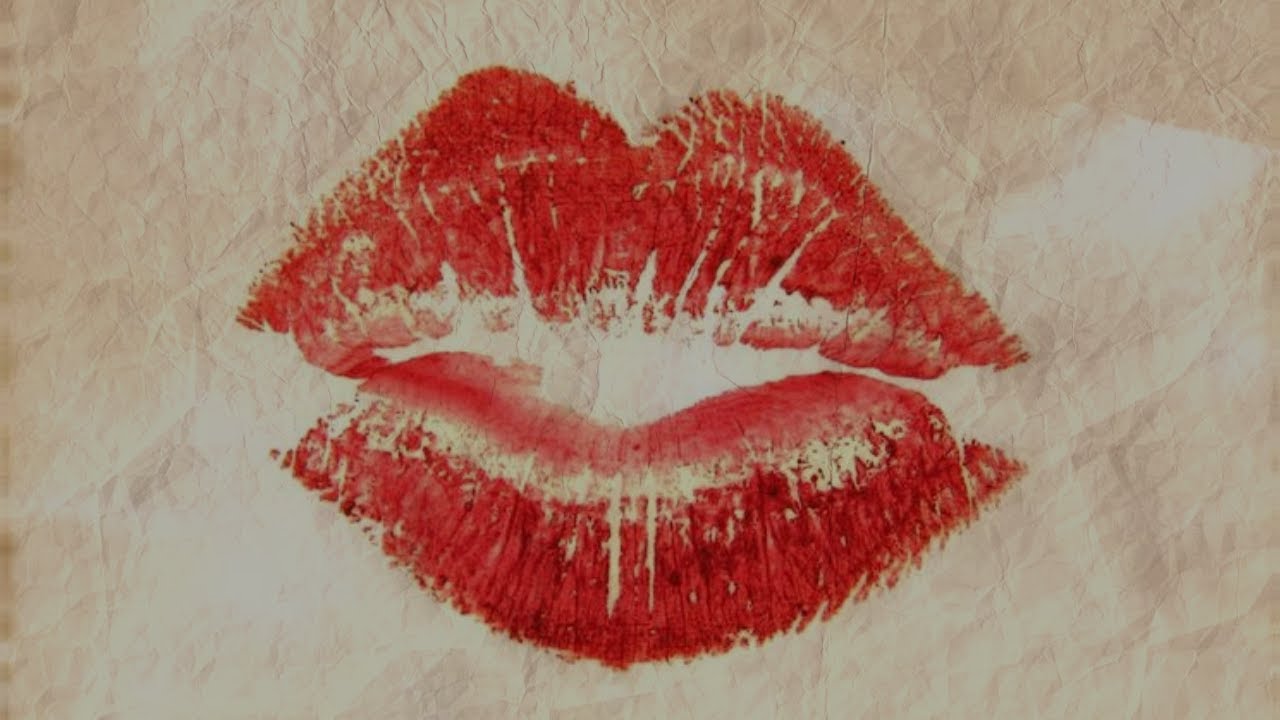 100+ year old kiss - lips print kissogram postcard - YouTube