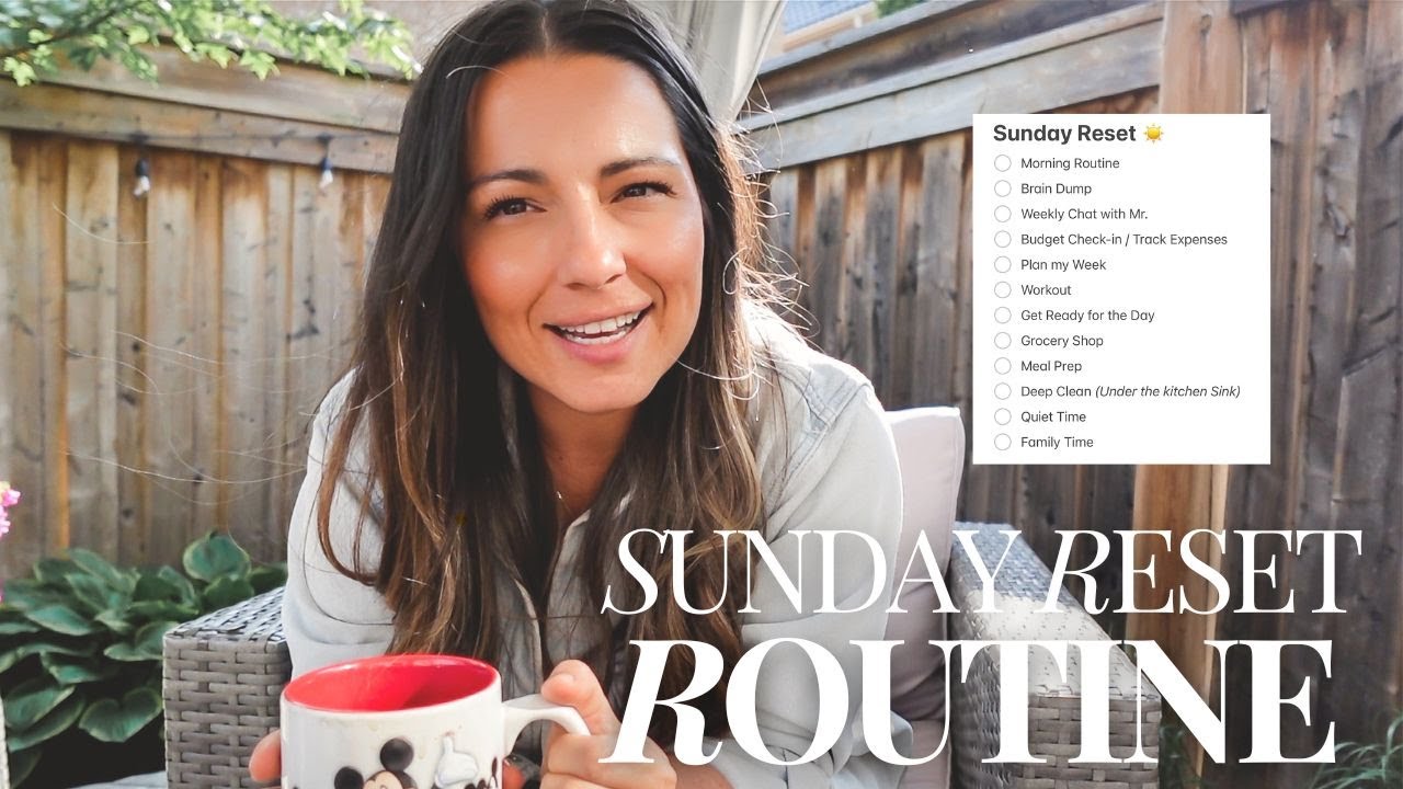 Sunday Reset Routine | How I Get Ready for the Week as a Mom in Her 40s ...