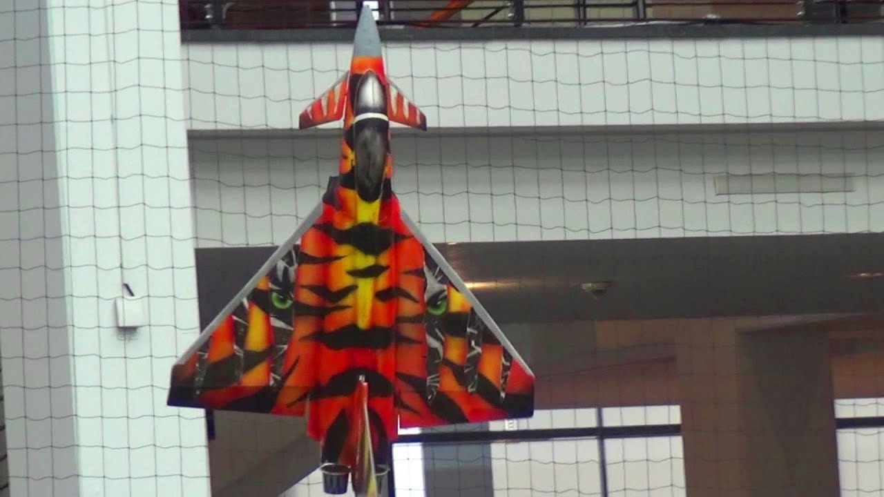 VECTOR THRUST RAFALE RC JETS INDOOR FLOWN ON A VERY SMALL AREA - YouTube