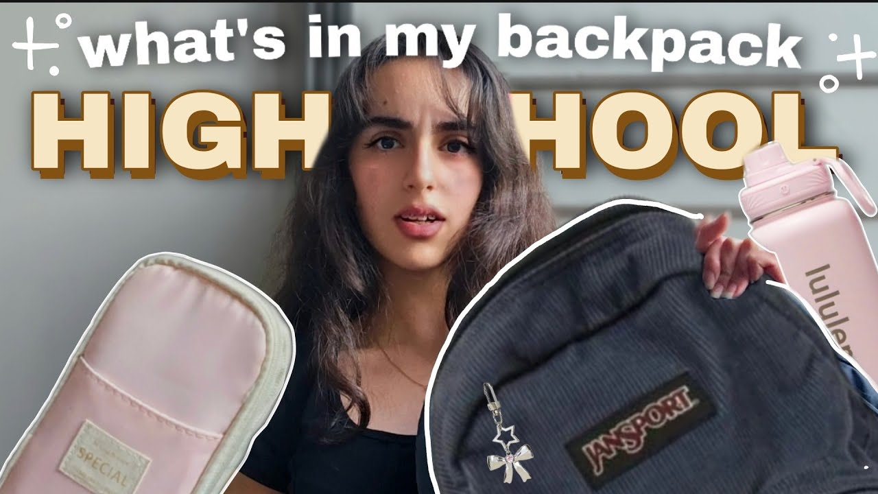 back to school SUPPLIES haul what's in my BACKPACK - YouTube
