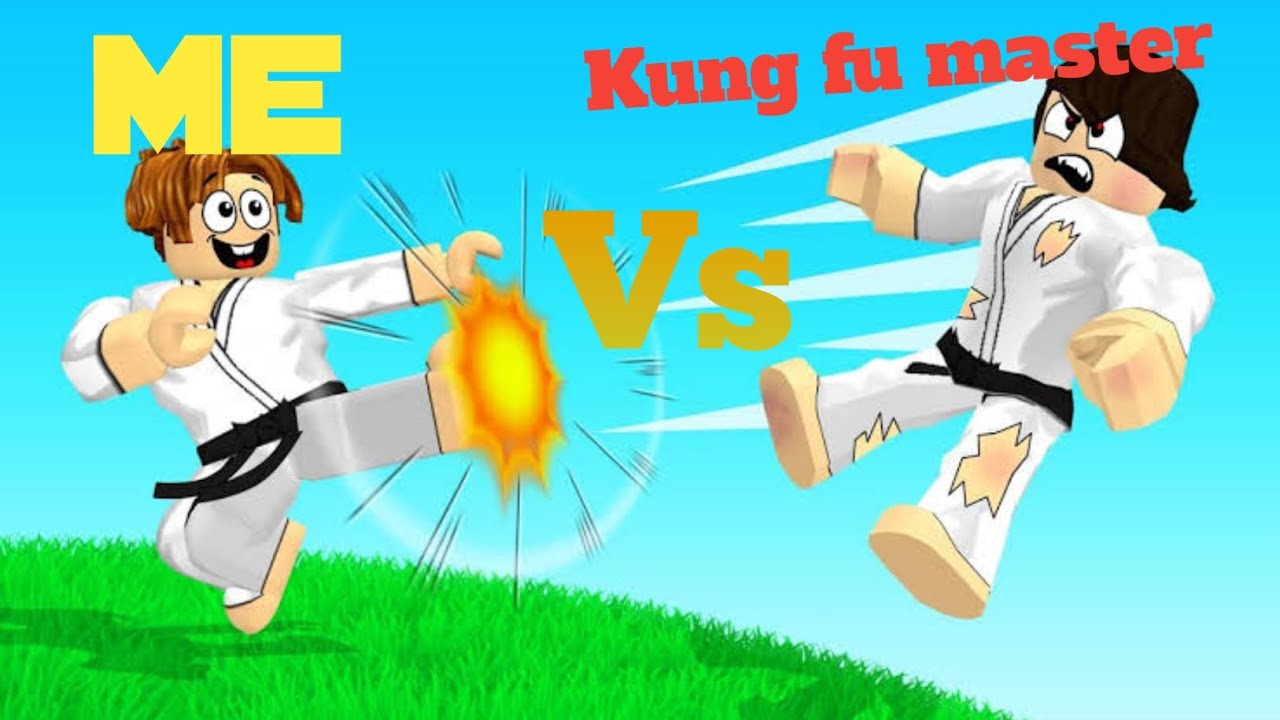 Defeating Kung fu master in roblox - YouTube