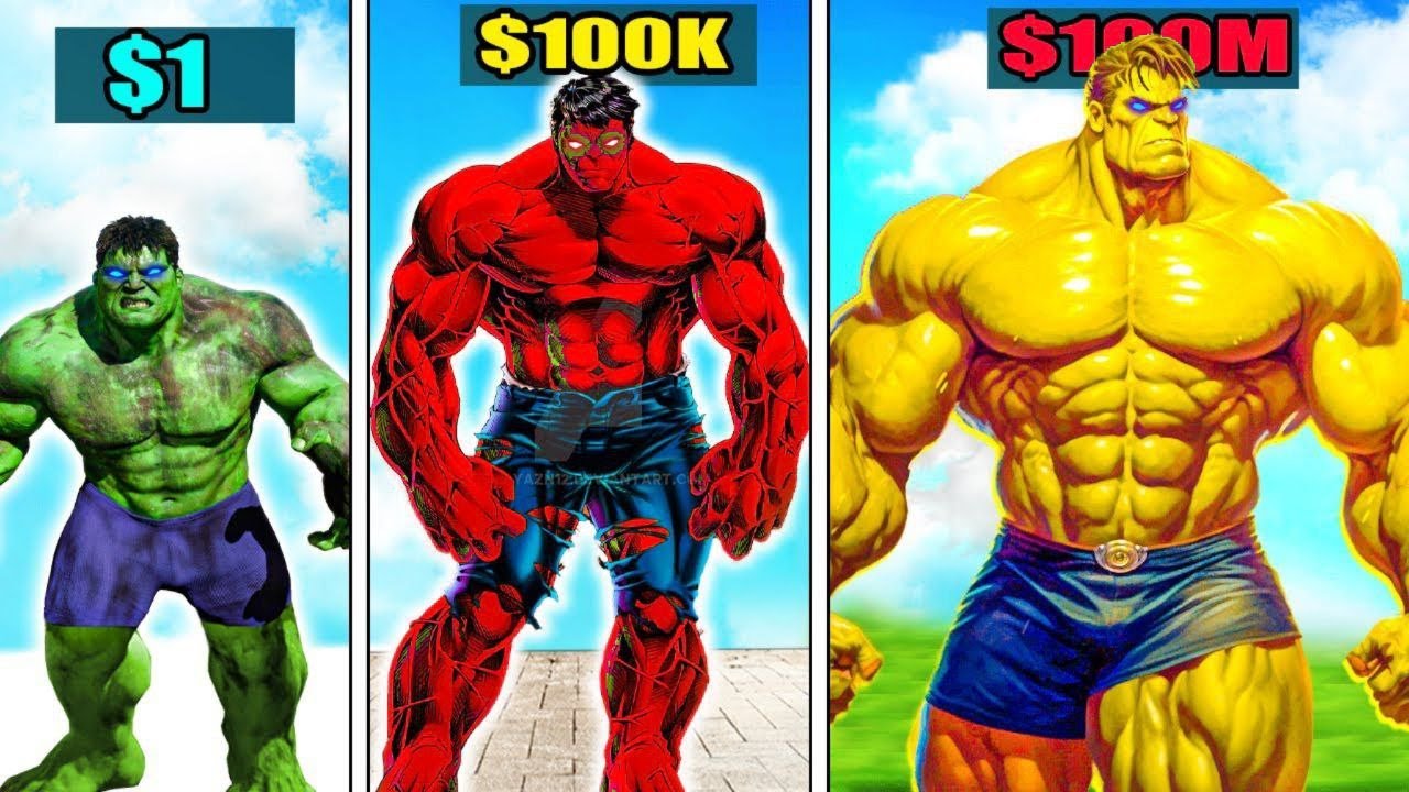 SHINCHAN Upgrading POOR HULK INTO GOLD HULK in GTA 5 | POOR To ...