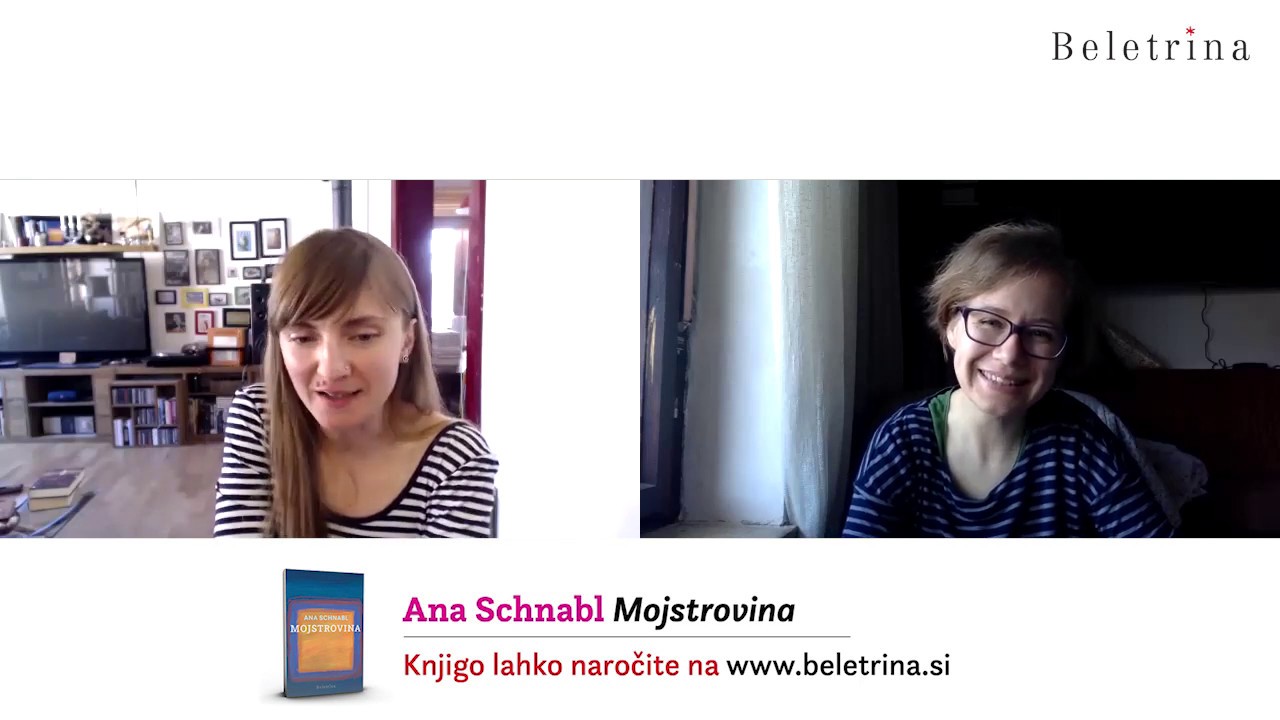 Beletrina v živo: Ana Schnabl: Mojstrovina - YouTube