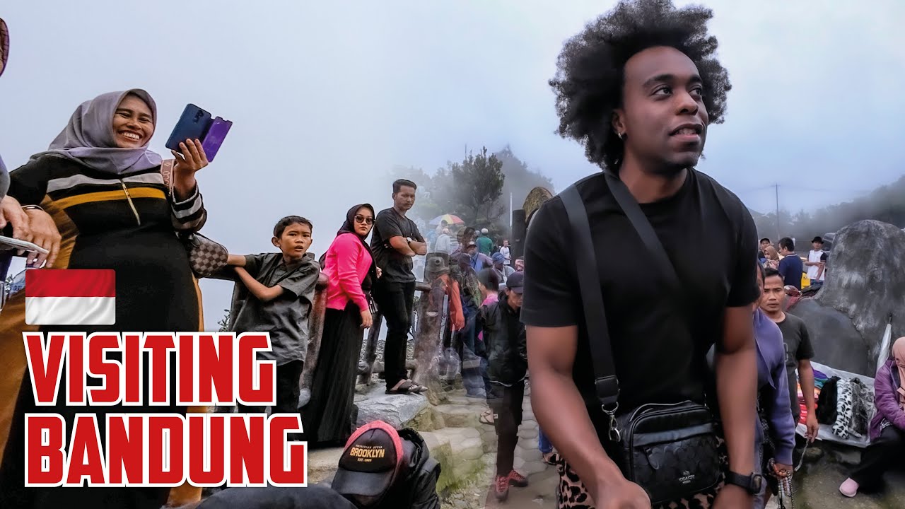 How I was Treated as an African in Indonesia, Bandung | Tangkuban ...