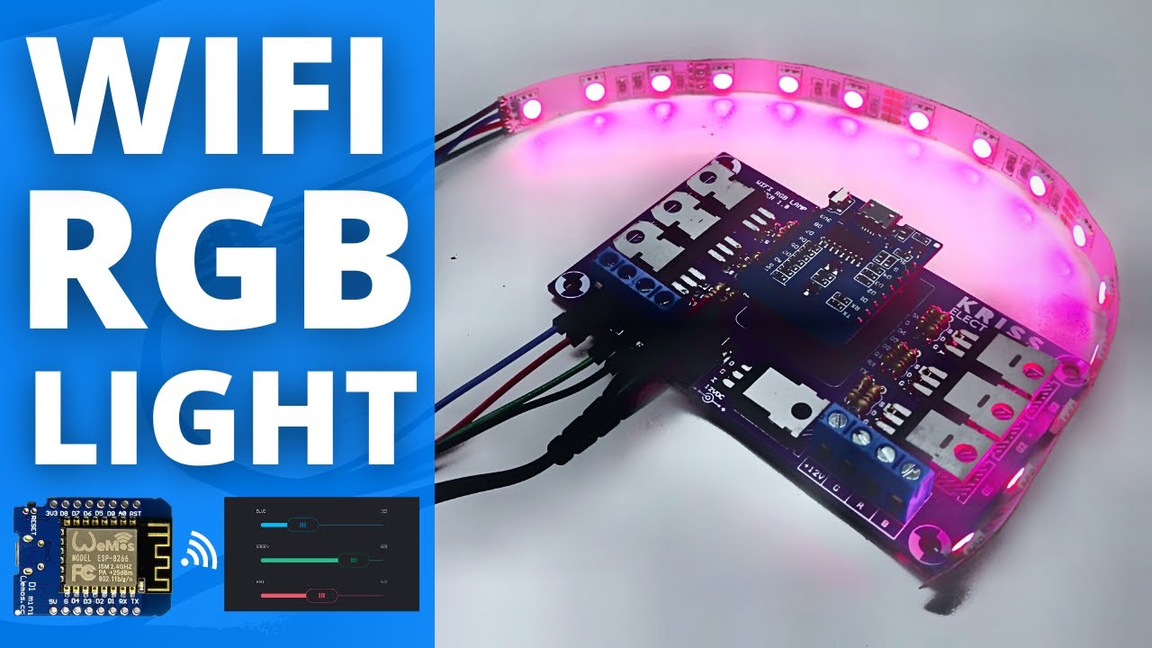 Controla CUALQUIER Tira LED por WIFI! | DIY RGB Light | Wemos D1 | IoT ...