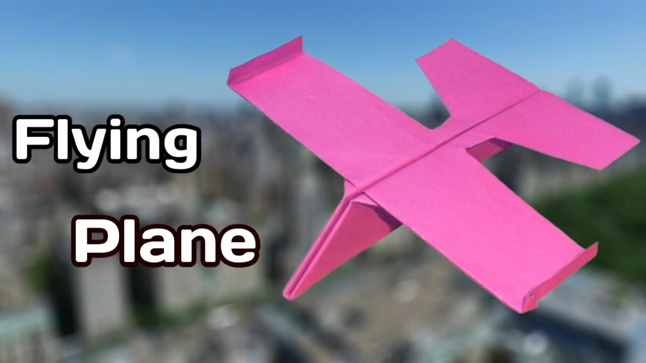 Flying Paper Plane Jet Making || How To Make Paper Airplane || Origami ...