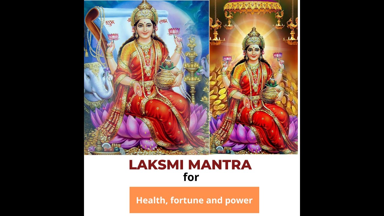 Lakshmi mantra for wealth fortune and power. - YouTube