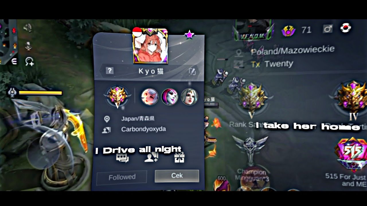 [PRESET] MLbb Bucin TYPOGRAPHY♡ Story of My Life || Free Preset ?? - YouTube