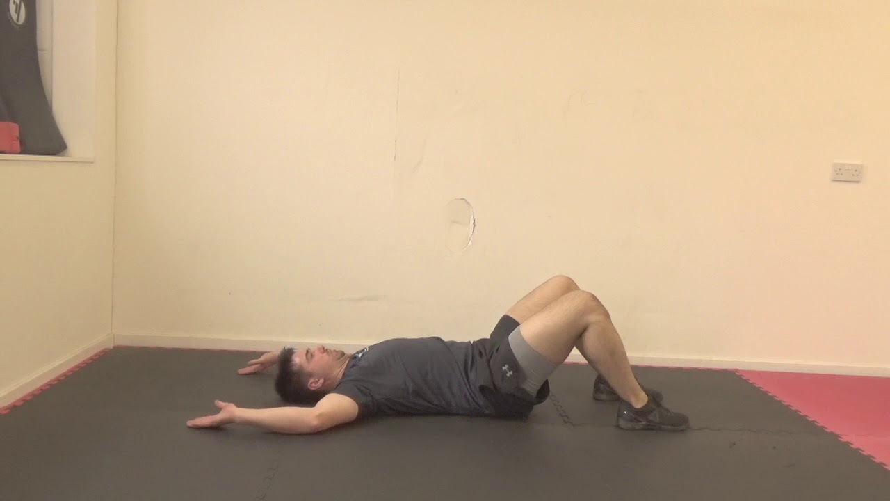 Supine Floor Slide - YouTube