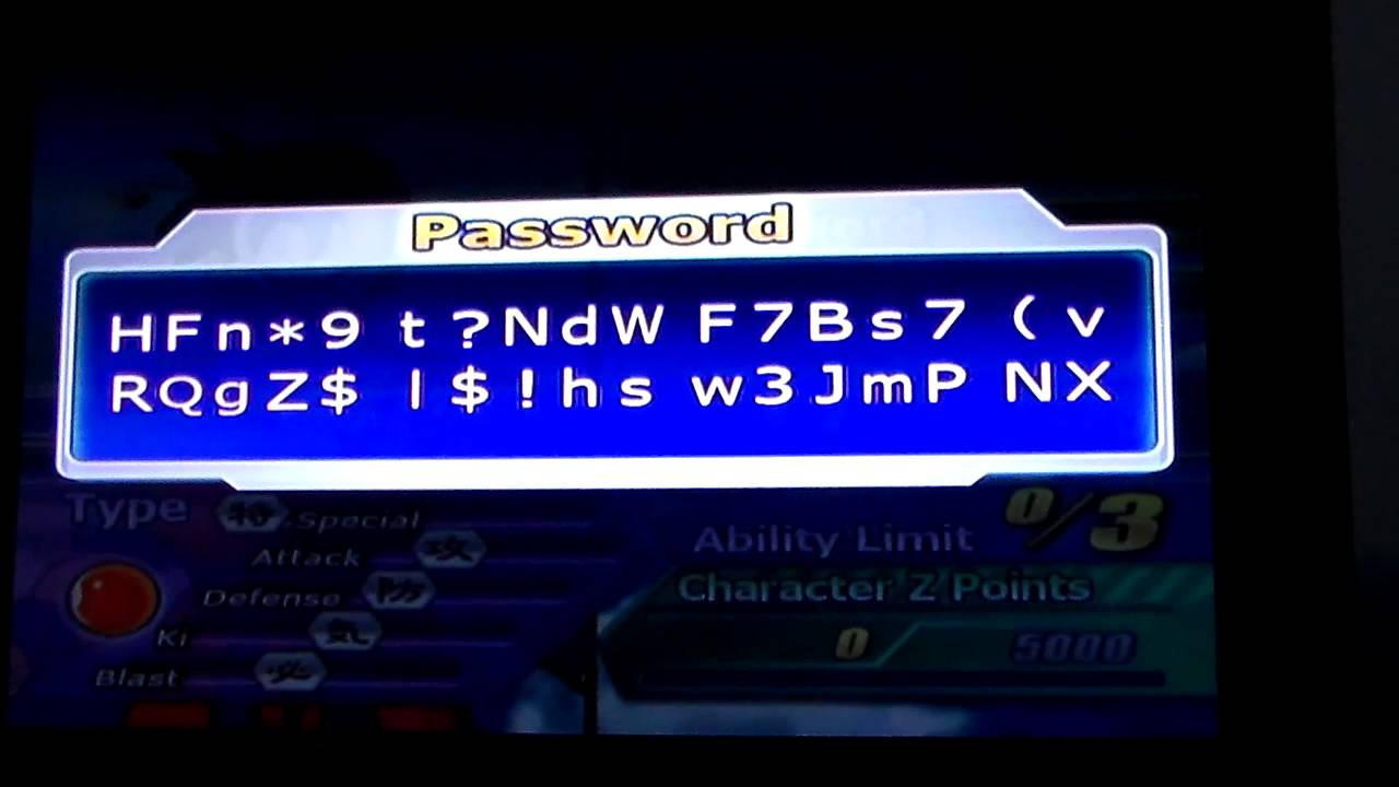 future gohan password (wii) - YouTube